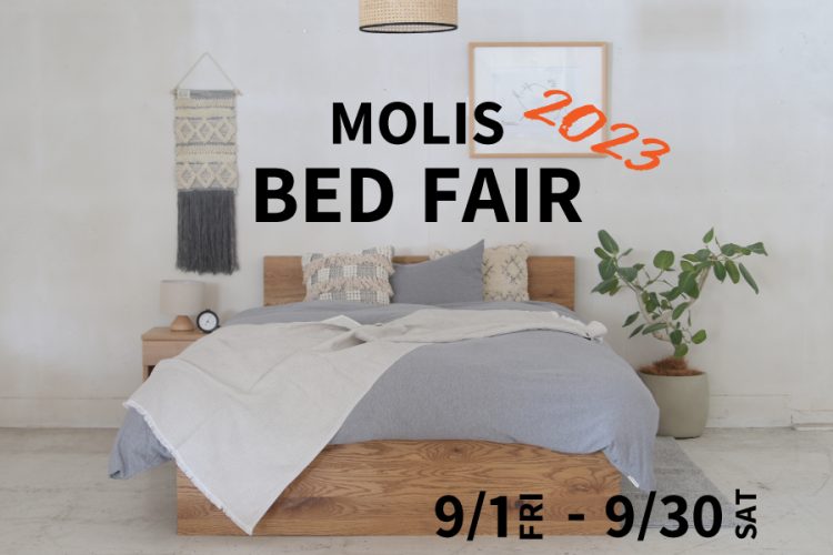本日よりBEDフェア開催中！｜インテリアショップMOLIS(モリス)